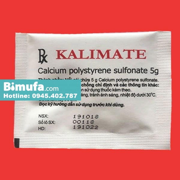 Thuốc Kalimate: Công dụng, liều dùng, lưu ý tác dụng phụ