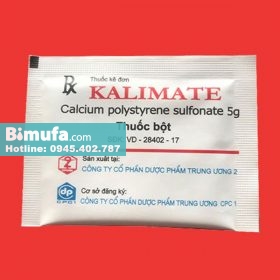 Thuốc Kalimate: Công dụng, liều dùng, lưu ý tác dụng phụ