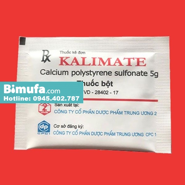 Thuốc Kalimate: Công dụng, liều dùng, lưu ý tác dụng phụ