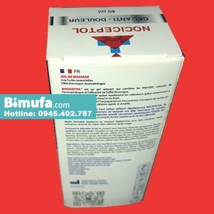 Thuốc Nociceptol Gel 120ml: Công dụng, liều dùng, lưu ý khi sử dụng