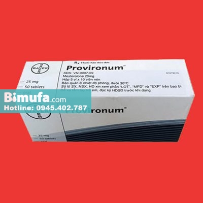 Thuốc Provironum: Công dụng, liều dùng, lưu ý tác dụng phụ