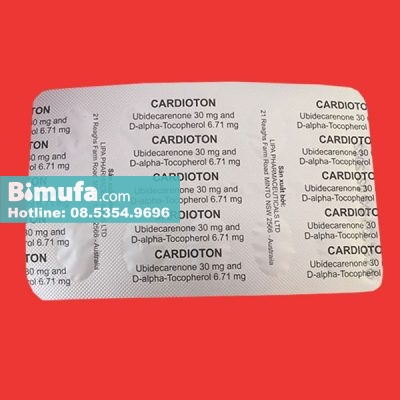 Thuốc Cardioton: Tác dụng, liều dùng, giá bán, mua ở đâu?
