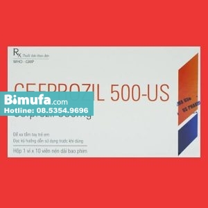 Cefprozil 500–US: Công dụng, cách sử dụng, tác dụng phụ, giá bán