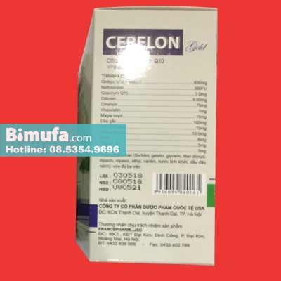 Thuốc Cerelon Gold: Tác dụng, liều dùng, giá bán, mua ở đâu?
