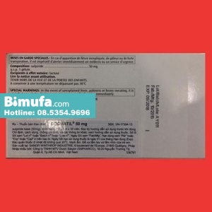 Thuốc Dogmatil 50mg: Tác dụng, dùng lâu có gây nghiện không? giá bán