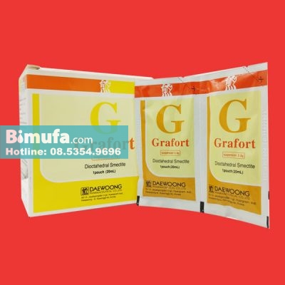 Thuốc tiêu chảy Grafort 3g: Tác dụng, liều dùng, giá bán, mua ở đâu?