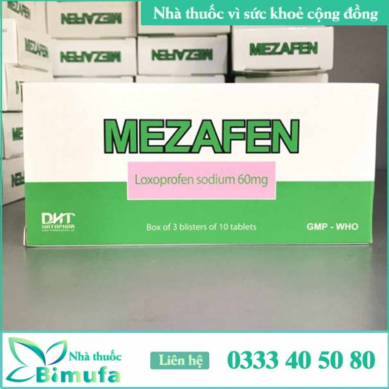 Thuốc Mezafen: Tác dụng, liều dùng, giá bán, mua ở đâu?