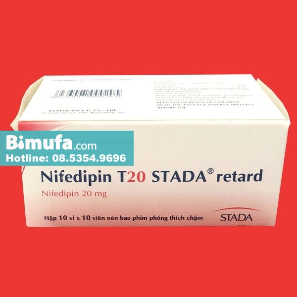 Thuốc Nifedipin T20 Stada retard 20mg: Tác dụng, cách dùng, giá bán?