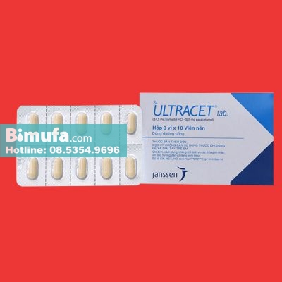 Thuốc giảm đau Ultracet 37.5mg 325mg: tác dụng, tác dụng phụ, giá bán