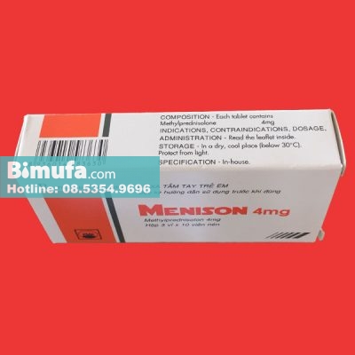 Thuốc Menison 4mg: Tác dụng, liều dùng, giá bán, mua ở đâu?