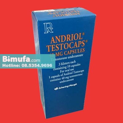 Thuốc Andriol testocaps 40 mg: Tác dụng, liều dùng, giá bán, mua ở đâu?