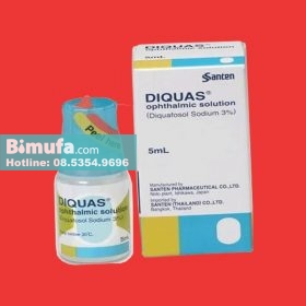 Thuốc nhỏ mắt Diquas: Công dụng, liều dùng, tác dụng phụ, giá bao nhiêu