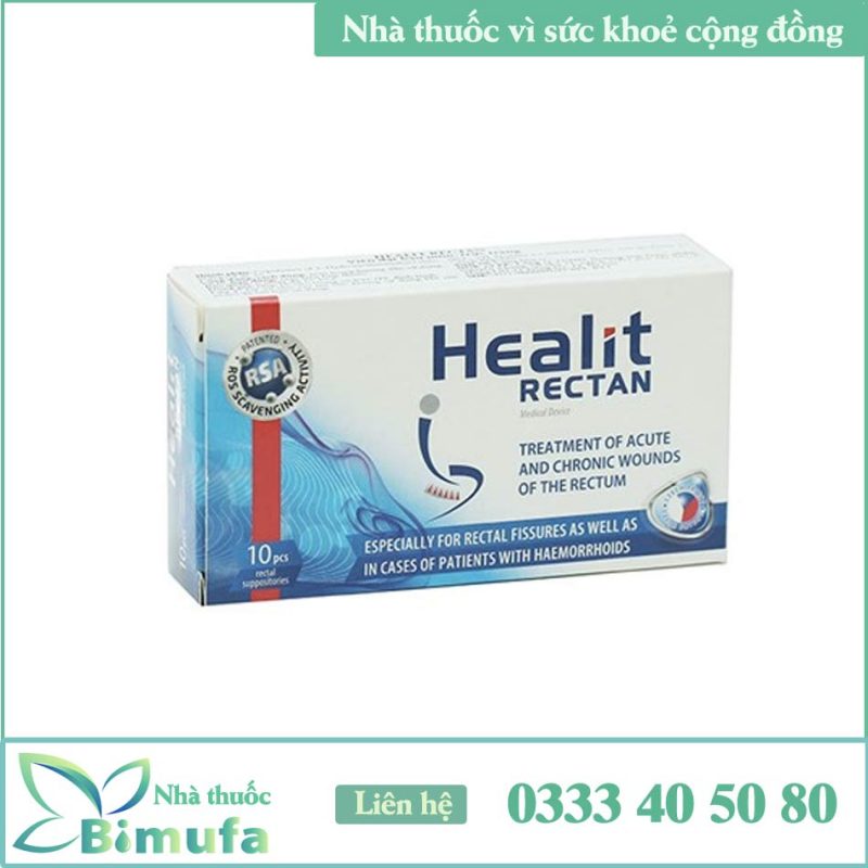 Viên đặt Healit Rectan: Thành phần, công dụng, cách dùng và giá bán?