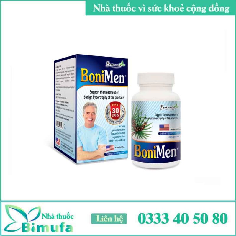 Thực phẩm bảo vệ sức khỏe BoniMen: Thành phần, Công dụng, Giá bán