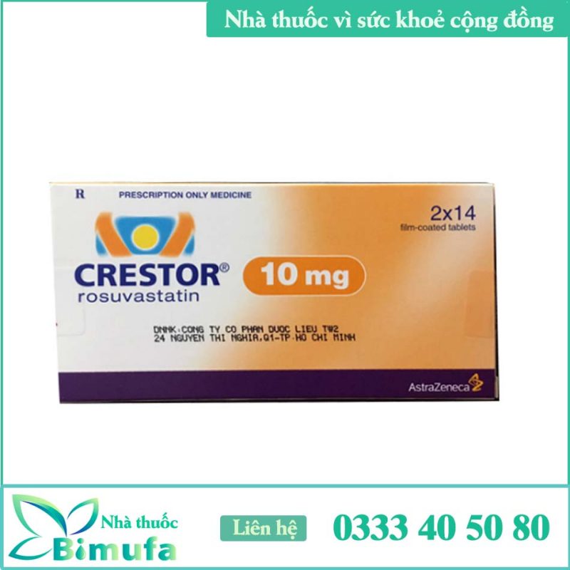 Crestor 10mg | Thành phần, Công dụng & Những lưu ý khi dùng