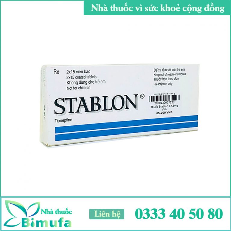 Stablon 12,5mg thành phần, công dụng và những lưu ý khi sử dụng