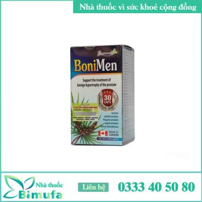 Thực phẩm bảo vệ sức khỏe BoniMen: Thành phần, Công dụng, Giá bán