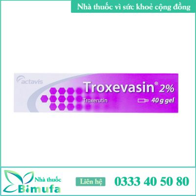 [REVIEW] Troxevasin 2%: Công dụng, lưu ý khi sử dụng, giá thuốc