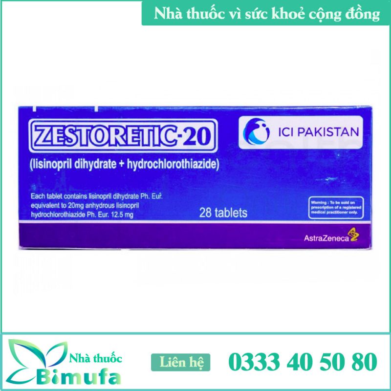 [REVIEW] Thuốc Zestoretic 20mg giá bao nhiêu? Có nên mua không?