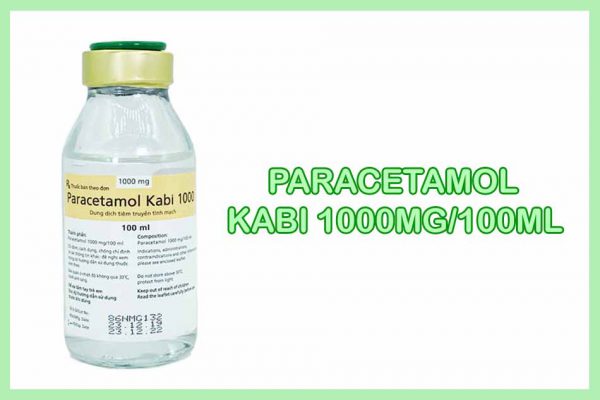 Thuốc giảm đau, hạ sốt Paracetamol Kabi. Công dụng và giá bán