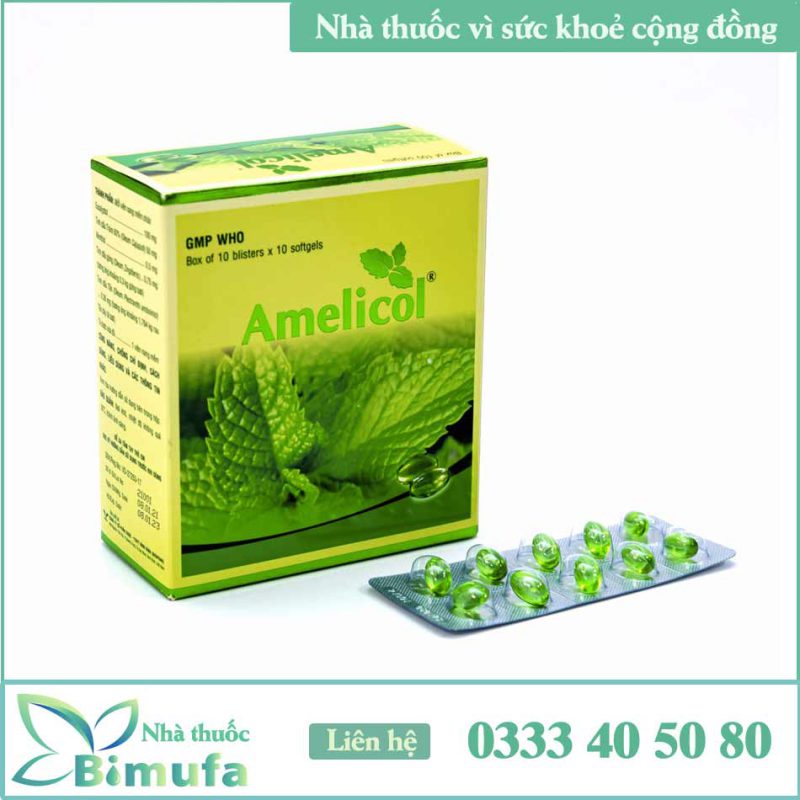 Amelicol là thuốc gì? Có tác dụng gì? Giá bao nhiêu? Mua ở đâu?