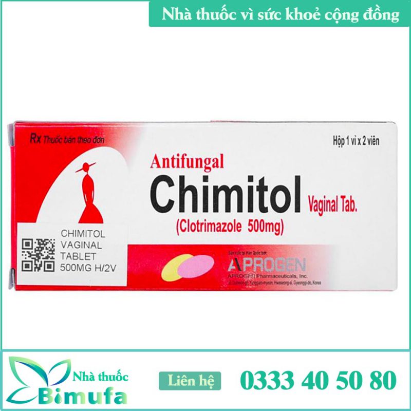 Chimitol - Thuốc đặt âm đạo điều trị các bệnh phụ khoa ở nữ giới hiệu quả
