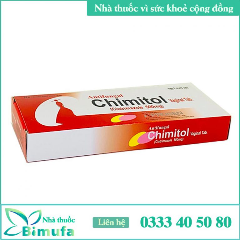 Chimitol - Thuốc đặt âm đạo điều trị các bệnh phụ khoa ở nữ giới hiệu quả