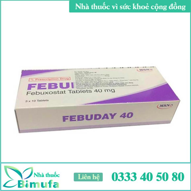 [REVIEW] Febuday 40mg là thuốc gì? Giá bán bao nhiêu? Mua ở đâu?