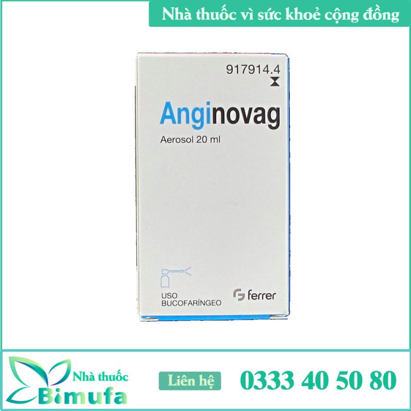 [REVIEW] Xịt khuẩn Anginovag: Công dụng, giá bán, lưu ý khi sử dụng