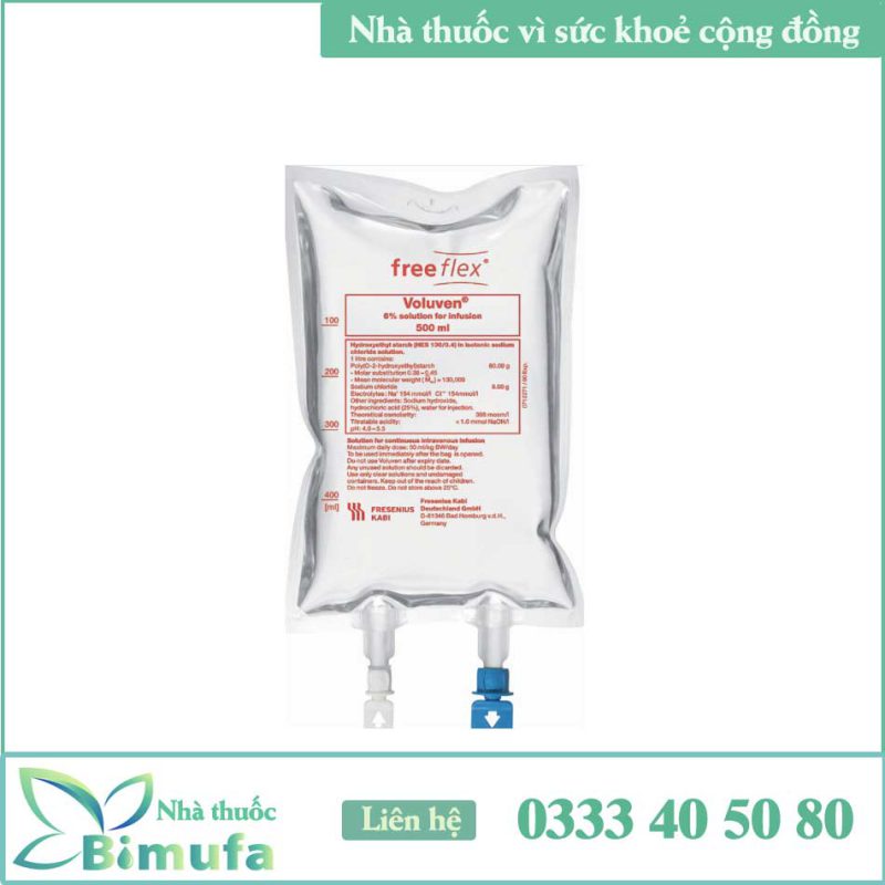 Voluven là thuốc gì? Có tác dụng gì? Giá bao nhiêu? Mua ở đâu?