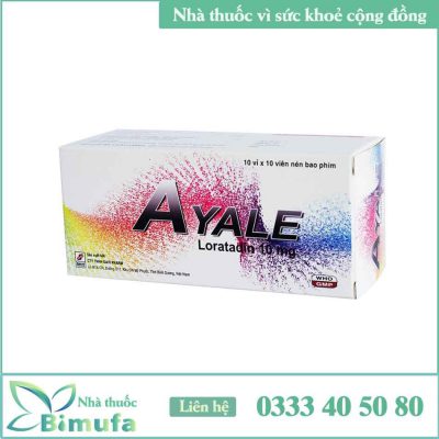 Thuốc Ayale: Công dụng. Thành phần. Quá liều và cách xử lý khi quá liều