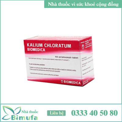 Thuốc Kalium Chloratum: Công dụng. Liều dùng. Lưu ý khi sử dụng
