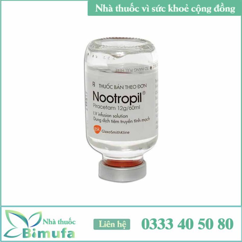 Thuốc Nootropil 12g/60ml là gì? Thành phần, Công dụng và cách dùng