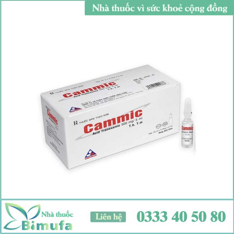 [Thuốc biệt dược] Cammic là thuốc gì? Có thành phần gì? Giá bao nhiêu?