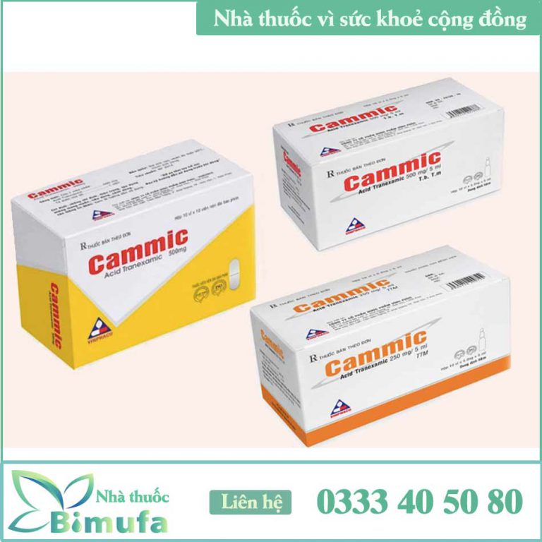 [Thuốc biệt dược] Cammic là thuốc gì? Có thành phần gì? Giá bao nhiêu?