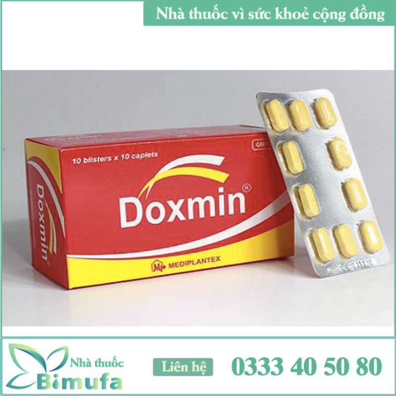 Doxmin là thuốc gì? Có tác dụng gì? Giá bao nhiêu? Mua ở đâu?