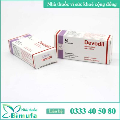 Thuốc Devodil 50mg là thuốc gì? Tác dụng, Chỉ định, Tác dụng phụ