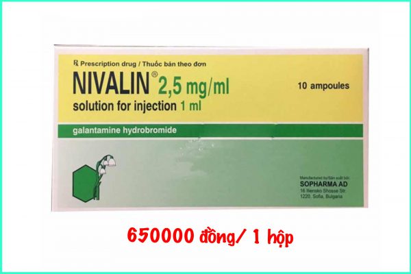 Thuốc tiêm Nivalin 2.5mg/ml là gì? Giá bao nhiêu? Lưu ý gì khi sử dụng?