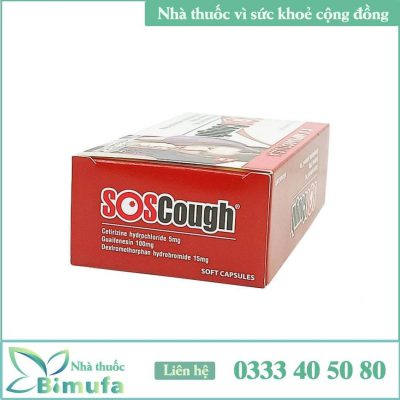 SOScough là thuốc gì? Liều dùng, lưu ý và giá bán