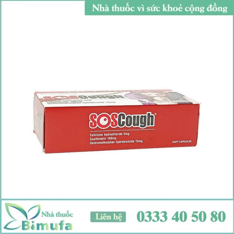 SOScough là thuốc gì? Liều dùng, lưu ý và giá bán