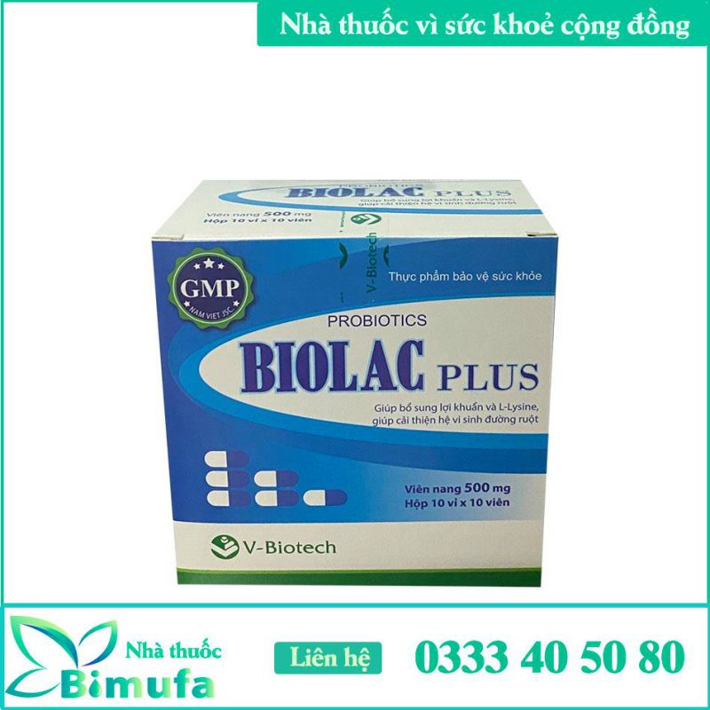 Biolac Plus có tác dụng gì? Có tốt không? Mua ở đâu uy tín