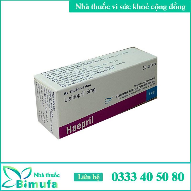[CHÍNH HÃNG] Thuốc Haepril: Công dụng, liều dùng, giá bán