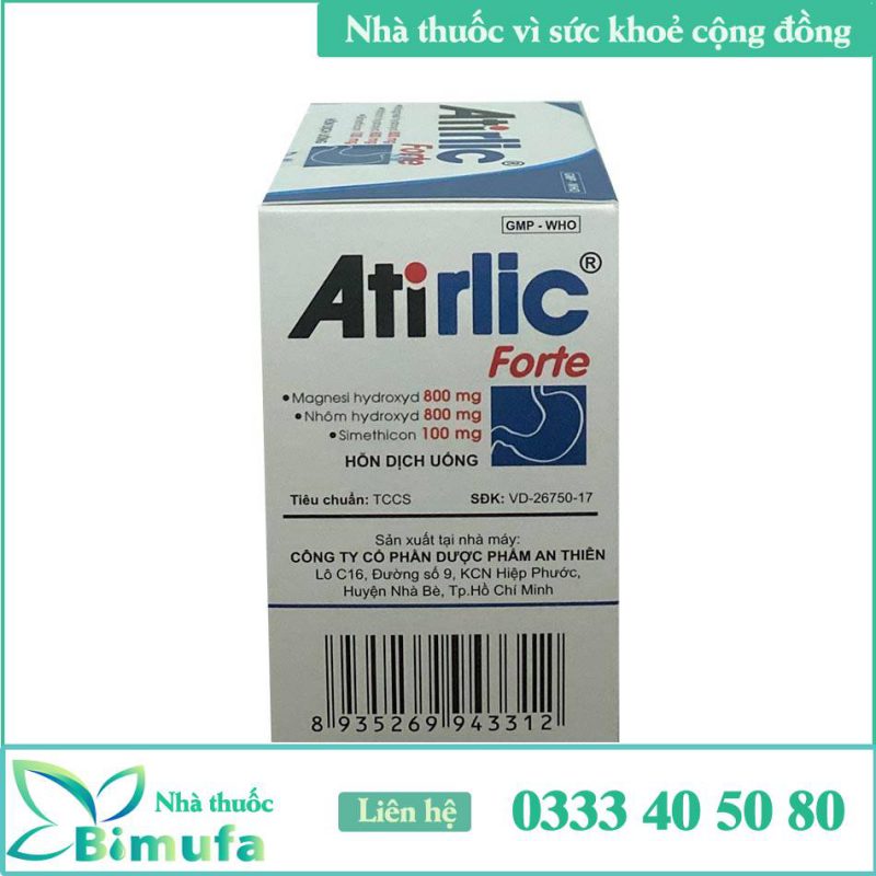 Thuốc Atirlic Forte có tác dụng gì? Giá bao nhiêu? Mua ở đâu?